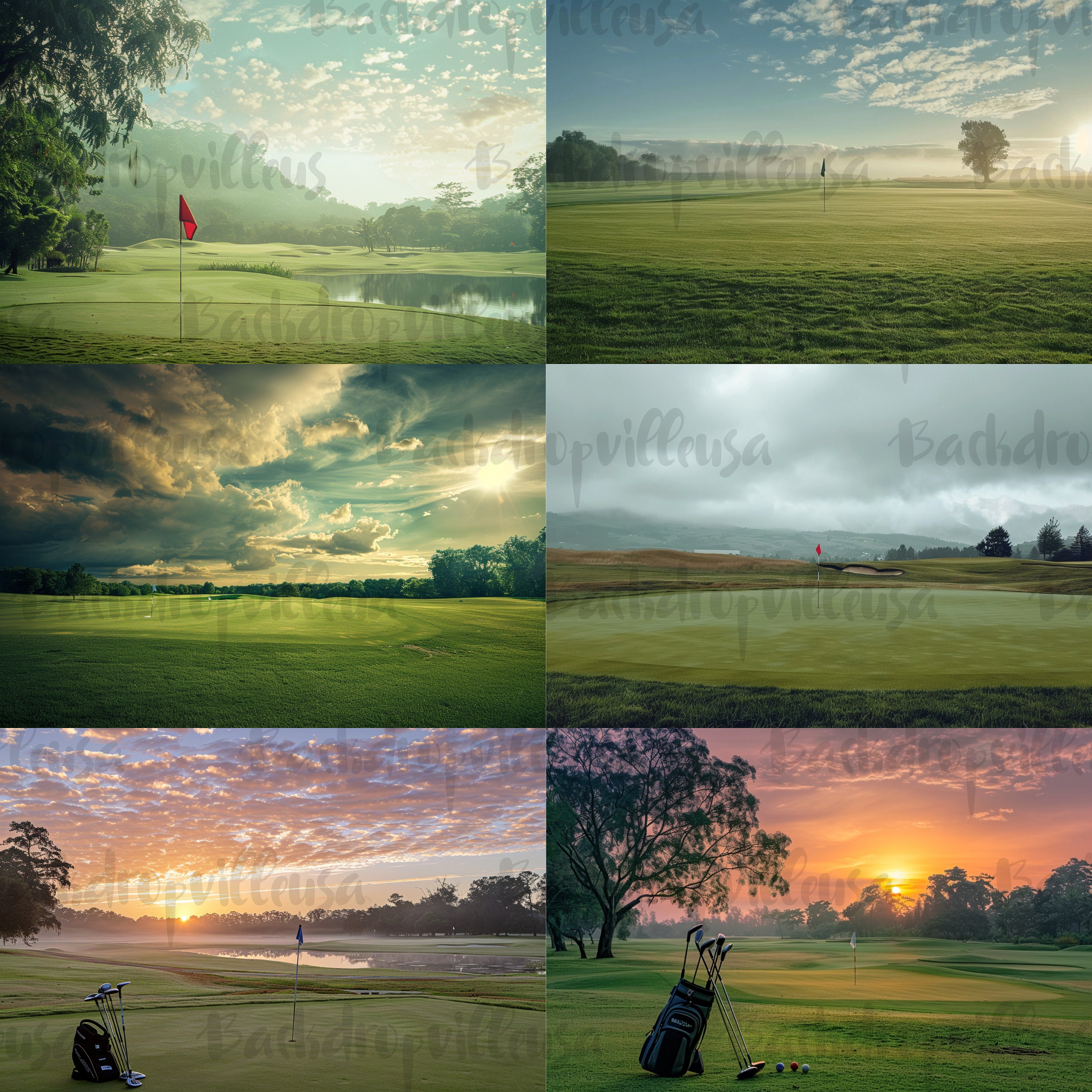 Golf Digital Backdrop, Photoshop Background, Digital Backdrop - Etsy