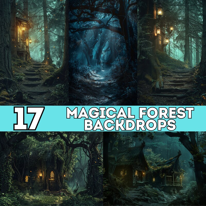 Enchanted Forest Backdrop - Etsy