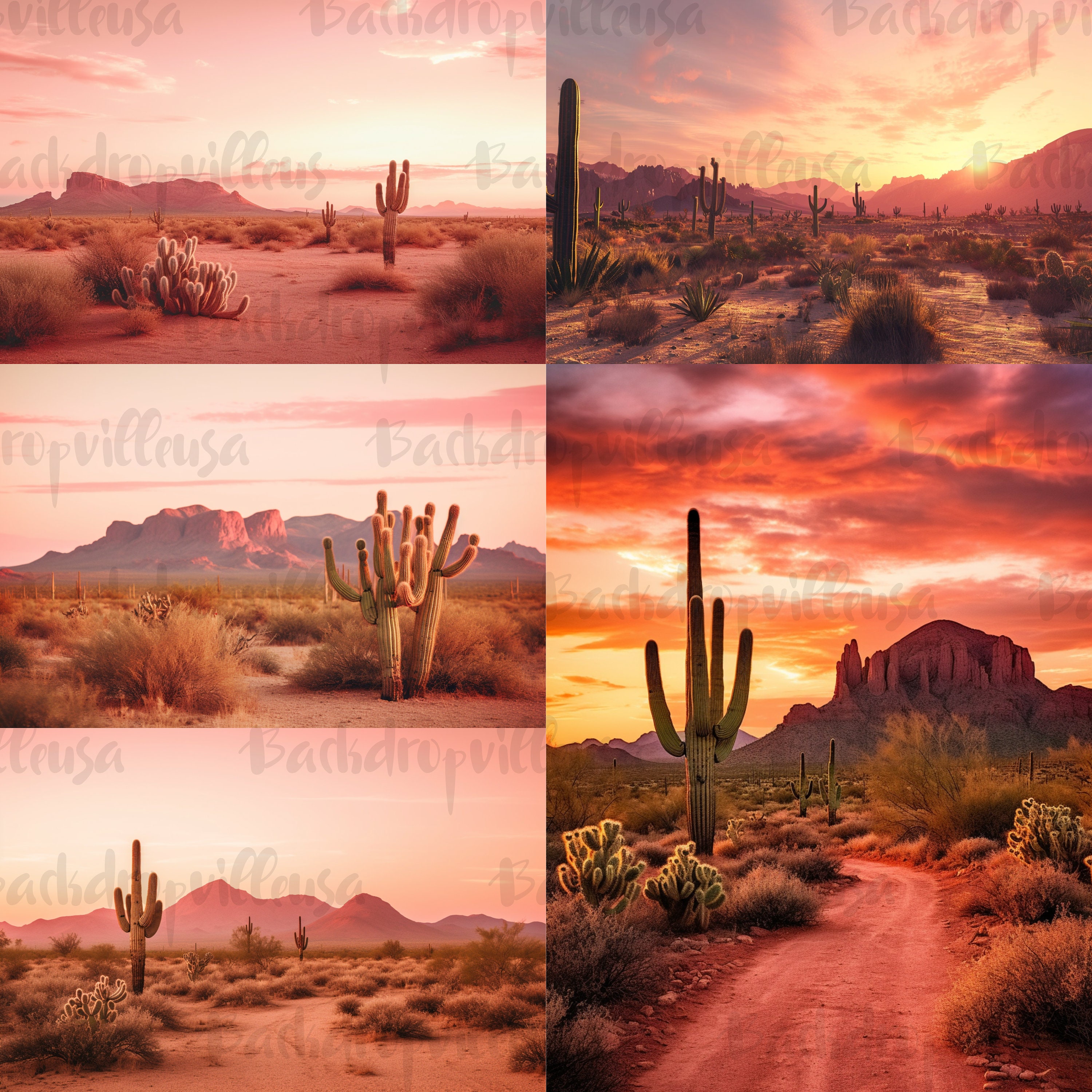 Western Desert Digital Backdrop Maternity, Photoshop Background ...