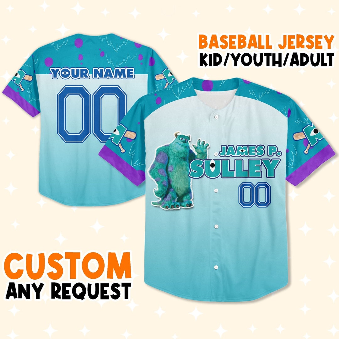 Custom Monster Inc Sulley Smile Custom Kid Youth Adult Disney - Etsy