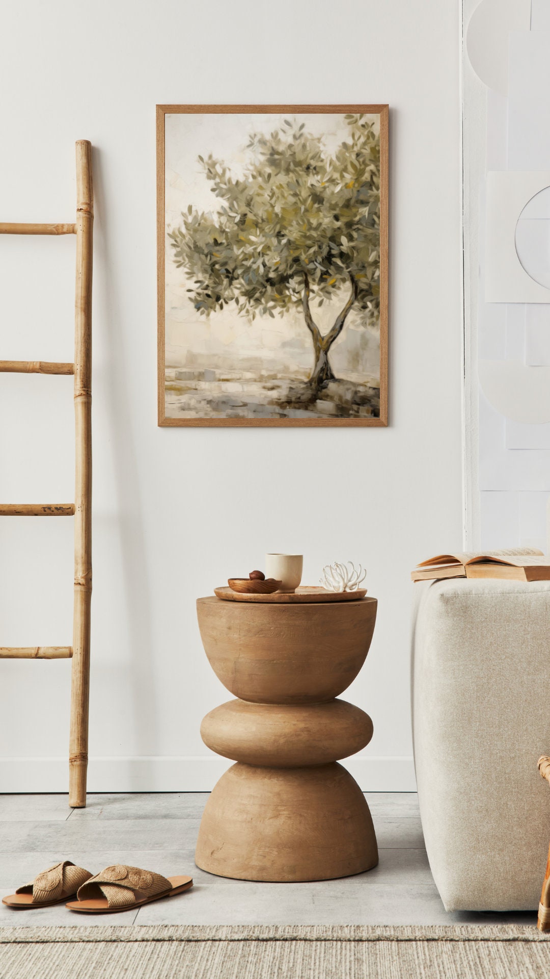 Botanicals olive Tree 1 Digital Download Abstract Olive Tree Oil Paint ...