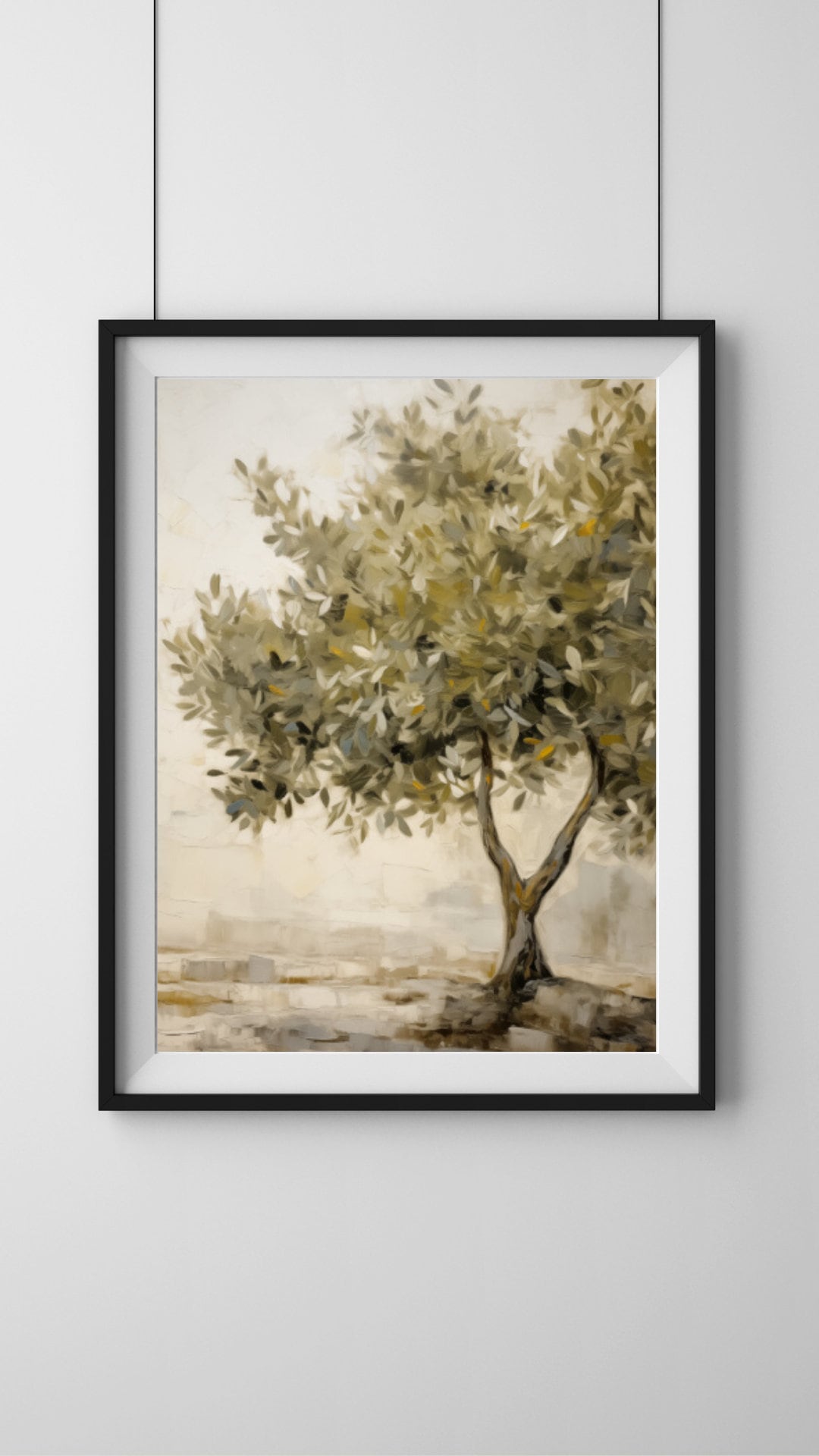 Botanicals olive Tree 1 Digital Download Abstract Olive Tree Oil Paint ...