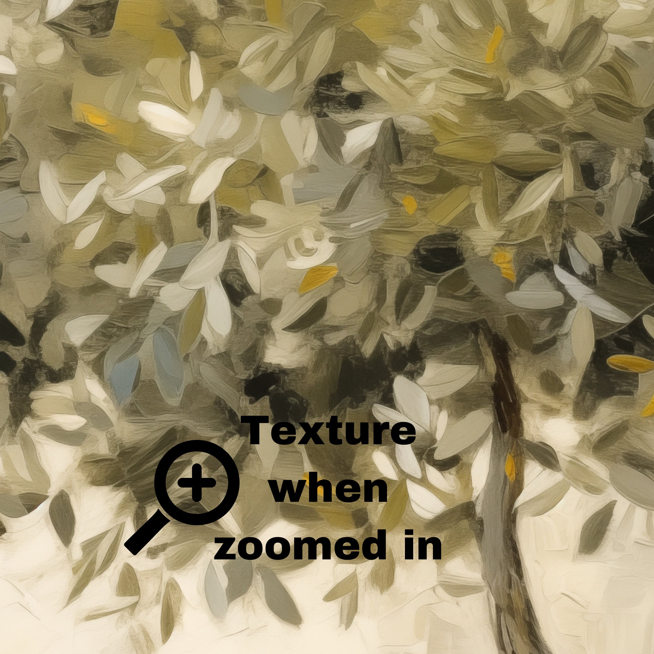 Botanicals olive Tree 1 Digital Download Abstract Olive Tree Oil Paint ...