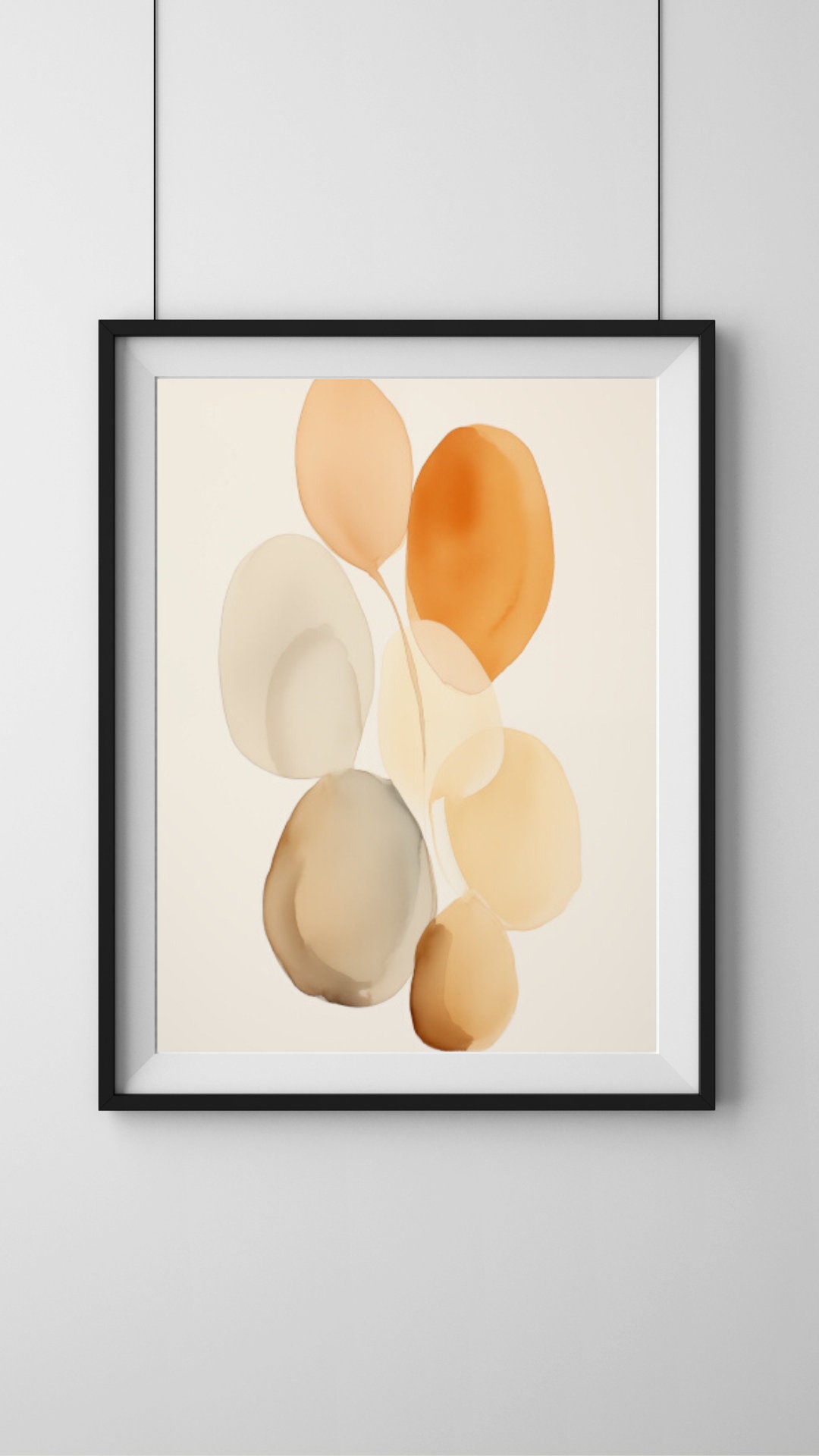 Abstract Art ovals 1 Abstract Digital Download Wall Art Printable - Etsy