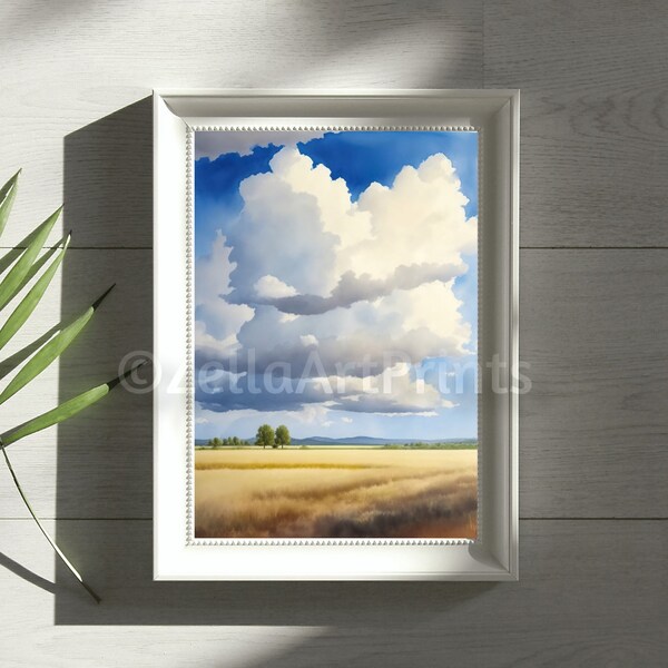 Prairie Landscape - Etsy