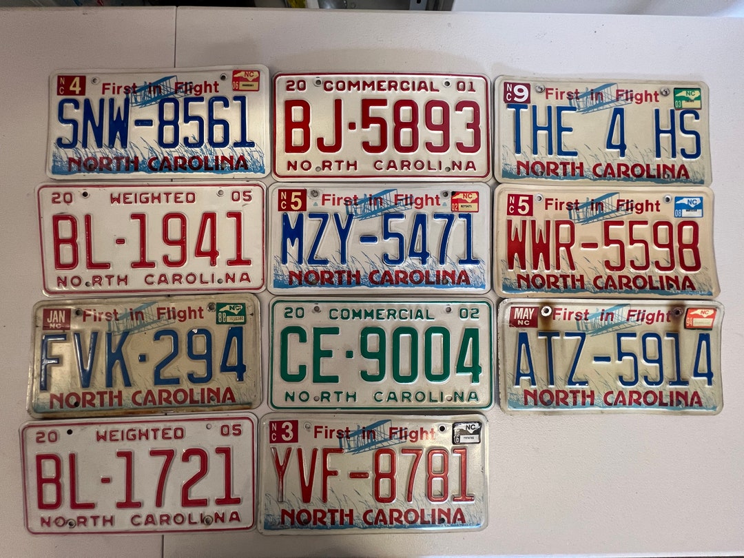 Plates: North Carolina - Etsy