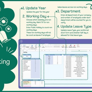 Employee Leave Spreadsheet Template Excel Template Business Template ...