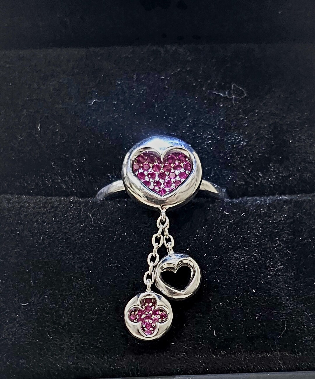 Heart Ring, 925 Sterling Silver Heart Shape Ring, Love Ring, Girlfriend ...