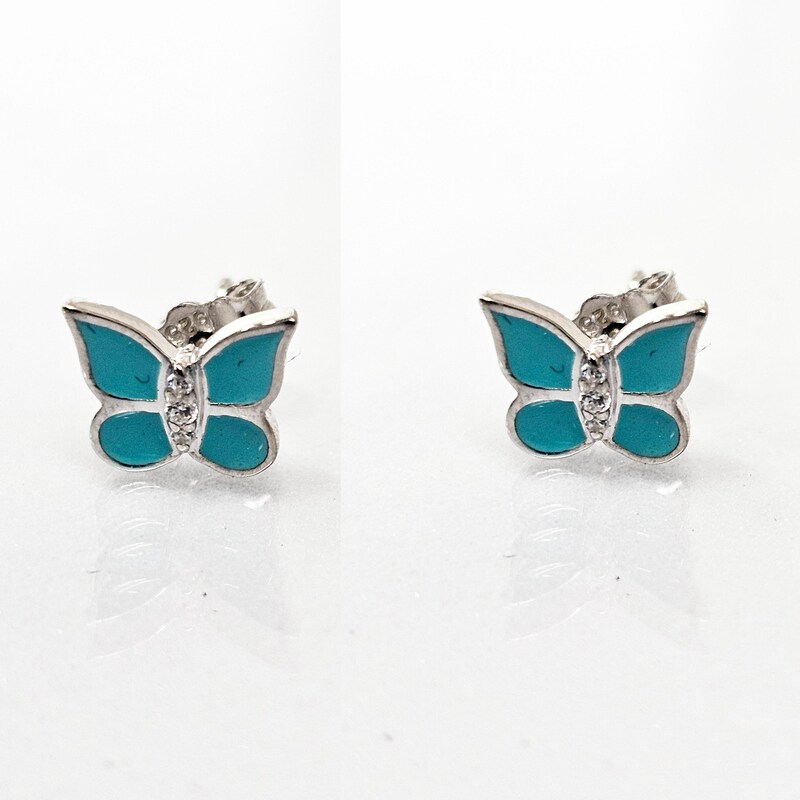 Turquoise Butterfly - Etsy