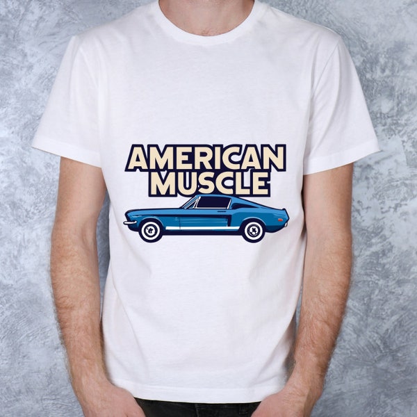 Muscle Car Shirt - Etsy