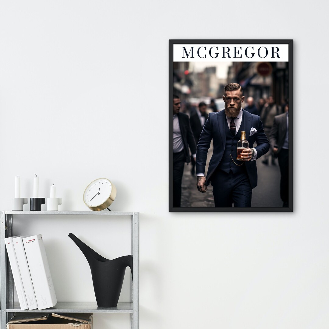 Connor Mcgregor UFC GOATS Print UFC Poster, Mcgregor City Edition ...