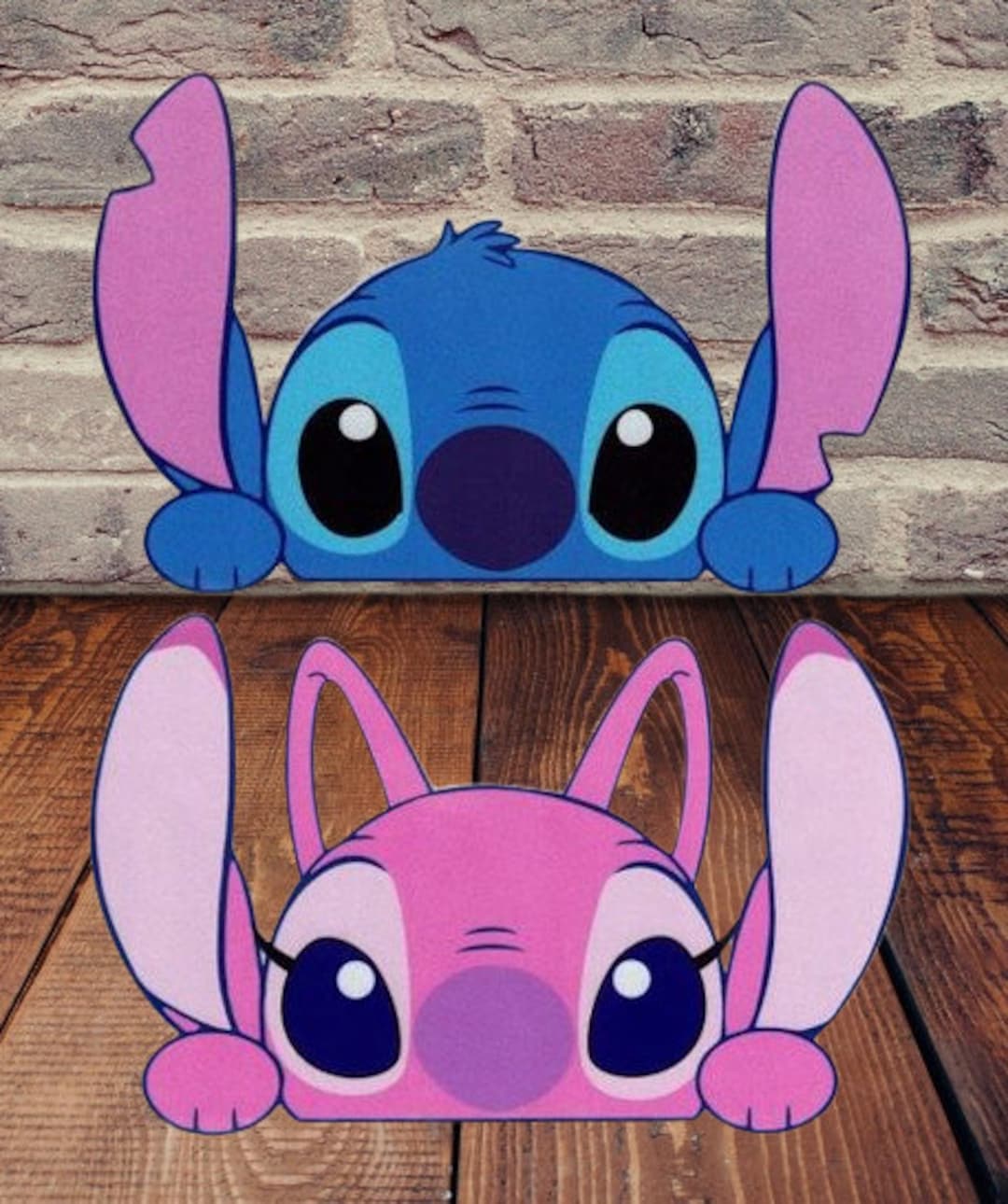 Stitch & Angel Vinyl Sticker Bright Long Lasting Decal Gift Car - Etsy