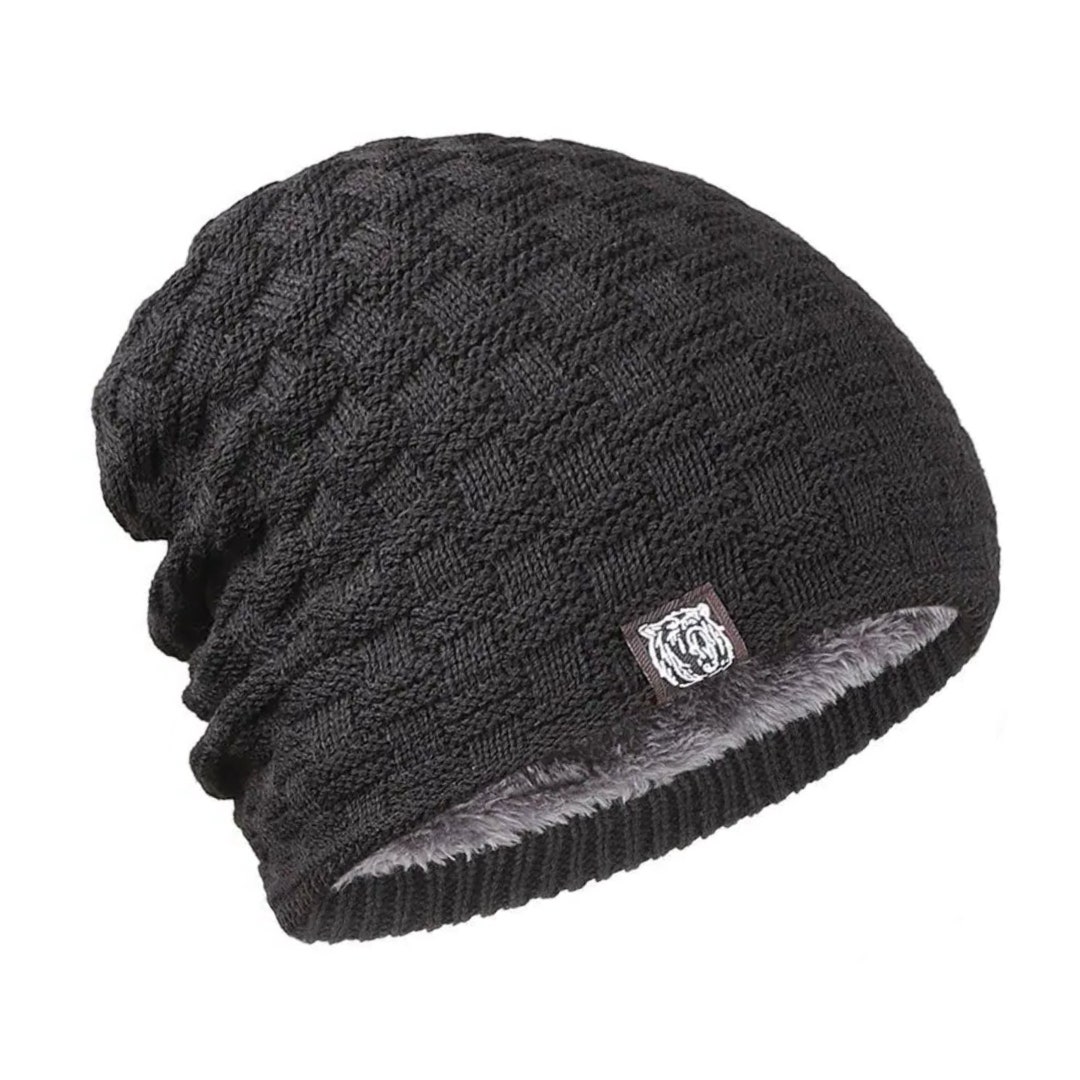 Woolen Beanie for Men and Women Cold Protection: Thickened Warm Ear Hat ...