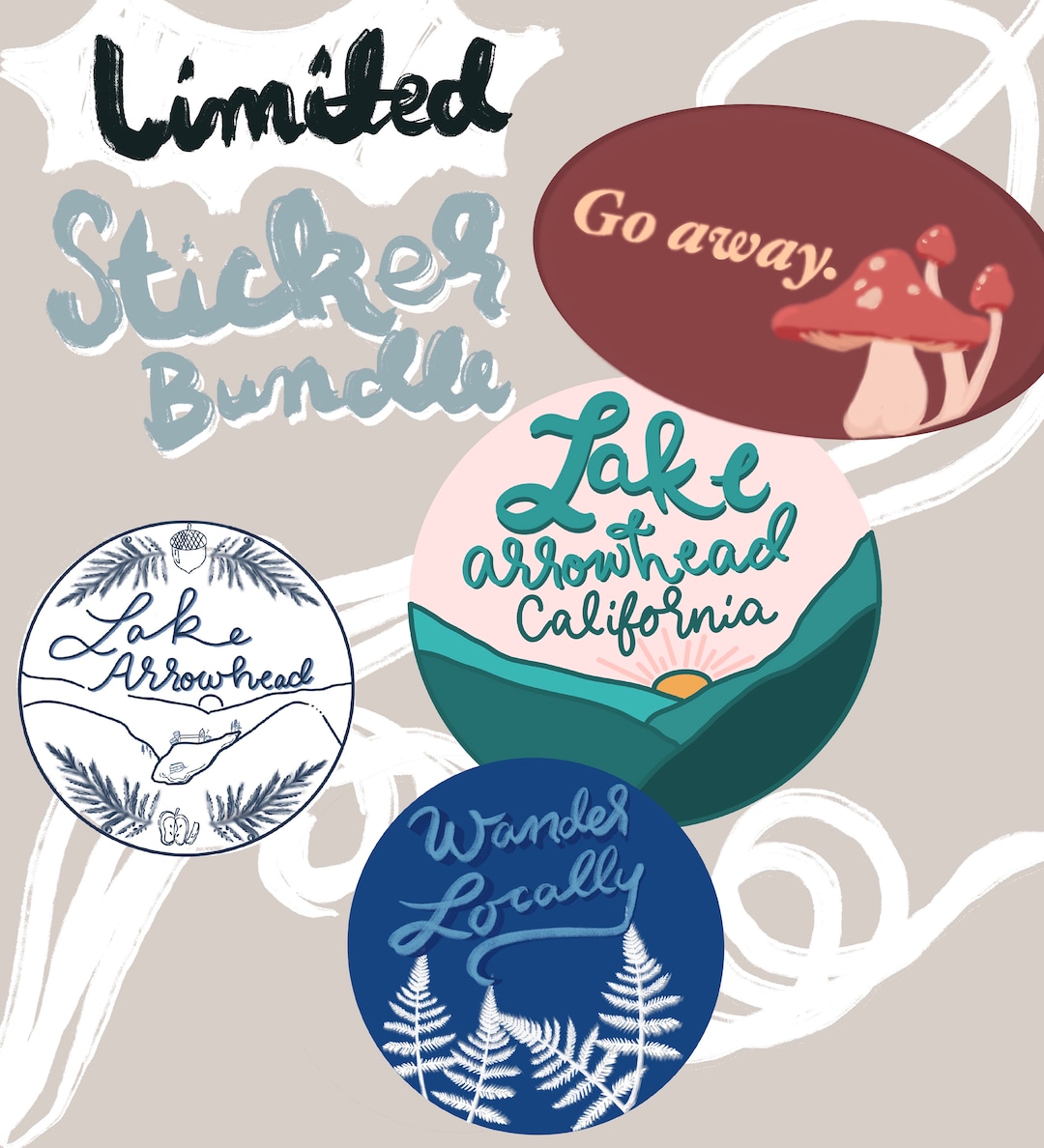 Limited Time Sticker Bundle - Etsy