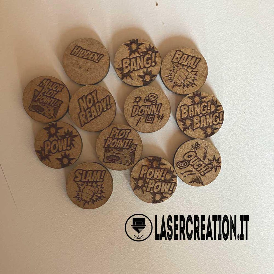 Set of 88 Tokens for Pulp Alley - Etsy