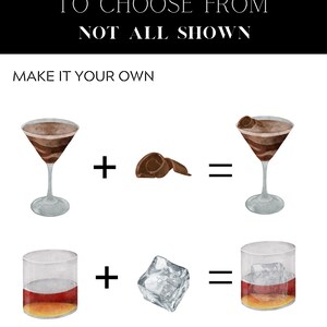 Fall Bar Menu Template, Modern Thanksgiving Editable Drink Menu ...