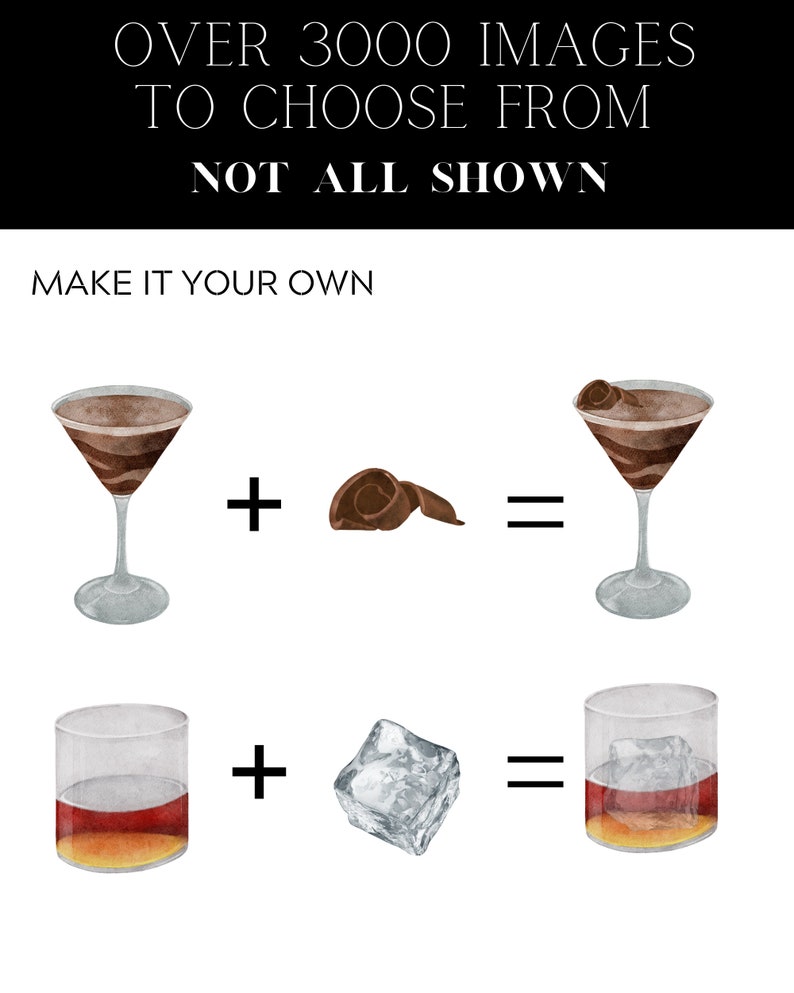 Fall Bar Menu Template, Modern Thanksgiving Editable Drink Menu ...