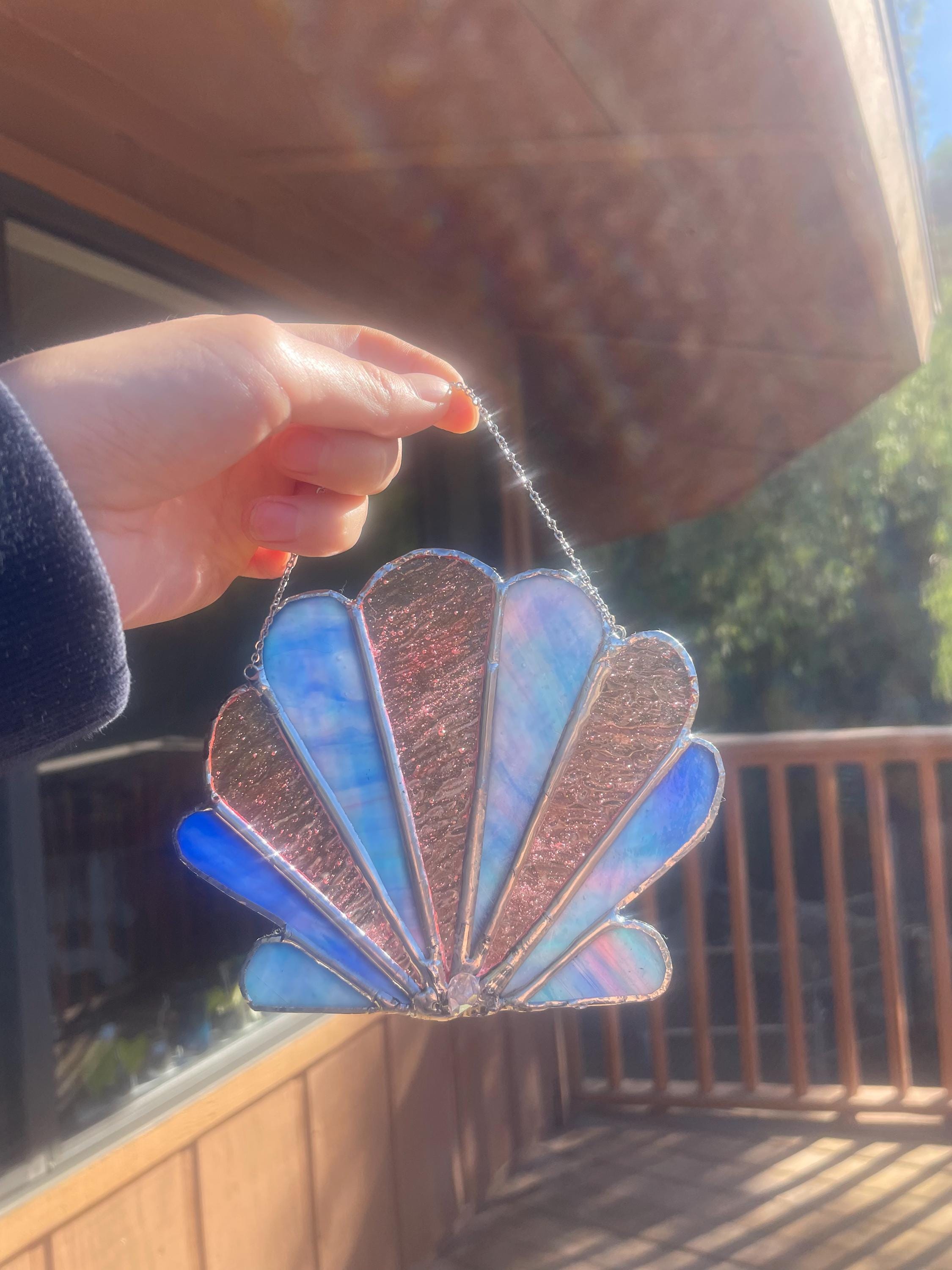 Sea Shell Incense Holder Stained Glass - Etsy