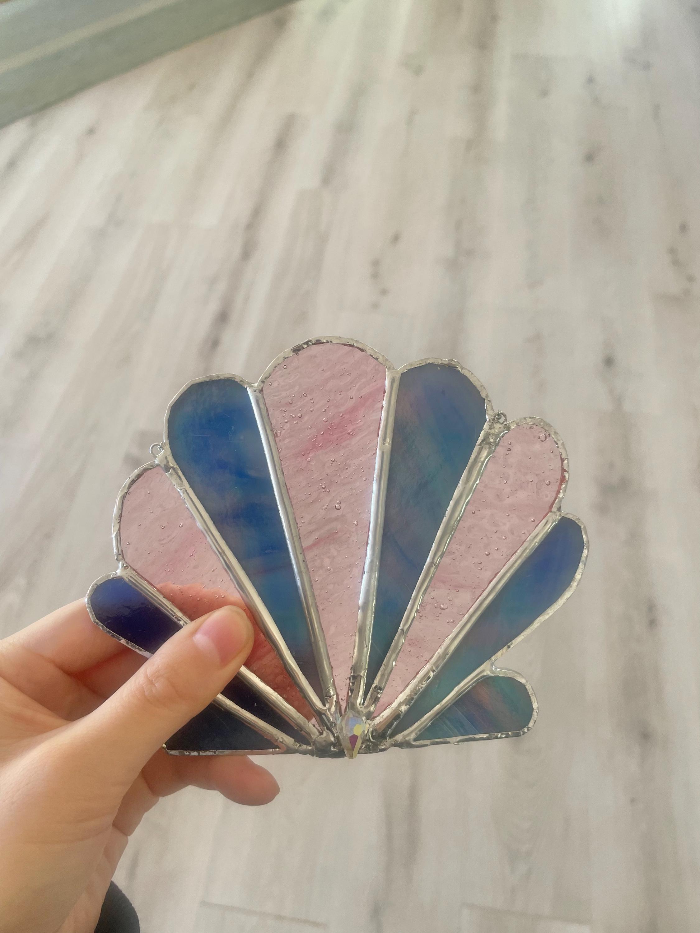 Sea Shell Incense Holder Stained Glass - Etsy