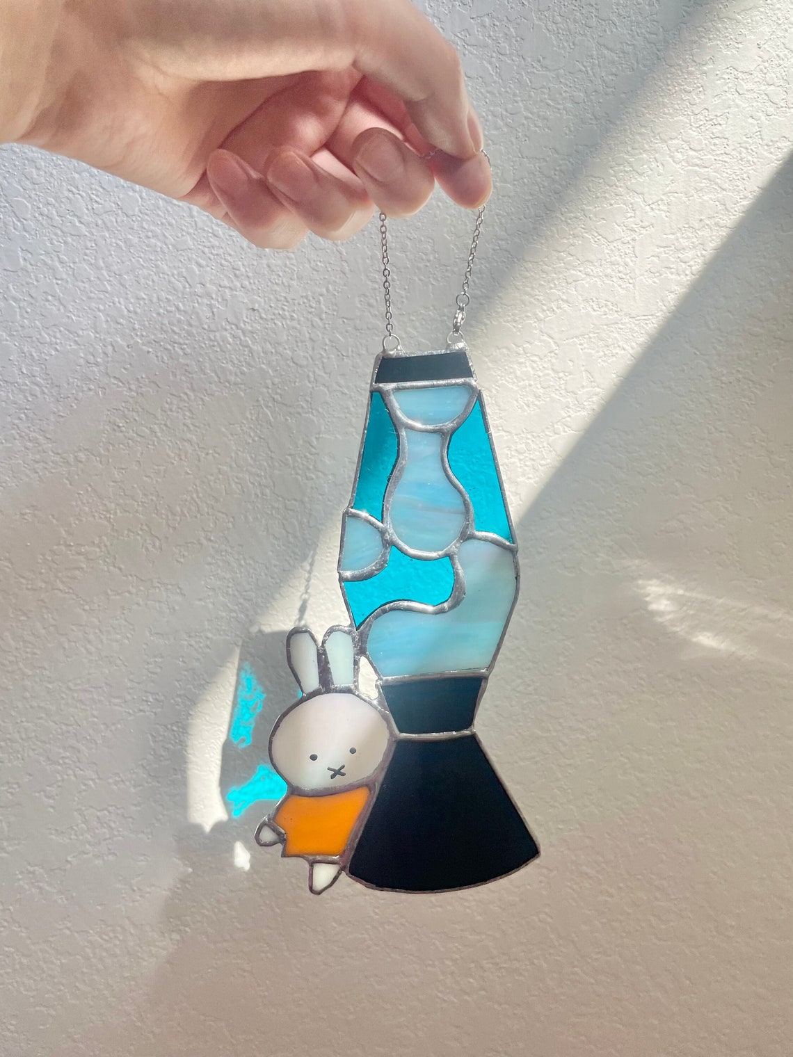 Miffy Lava Lamp Handmade Stained Glass Sun Catcher - Etsy