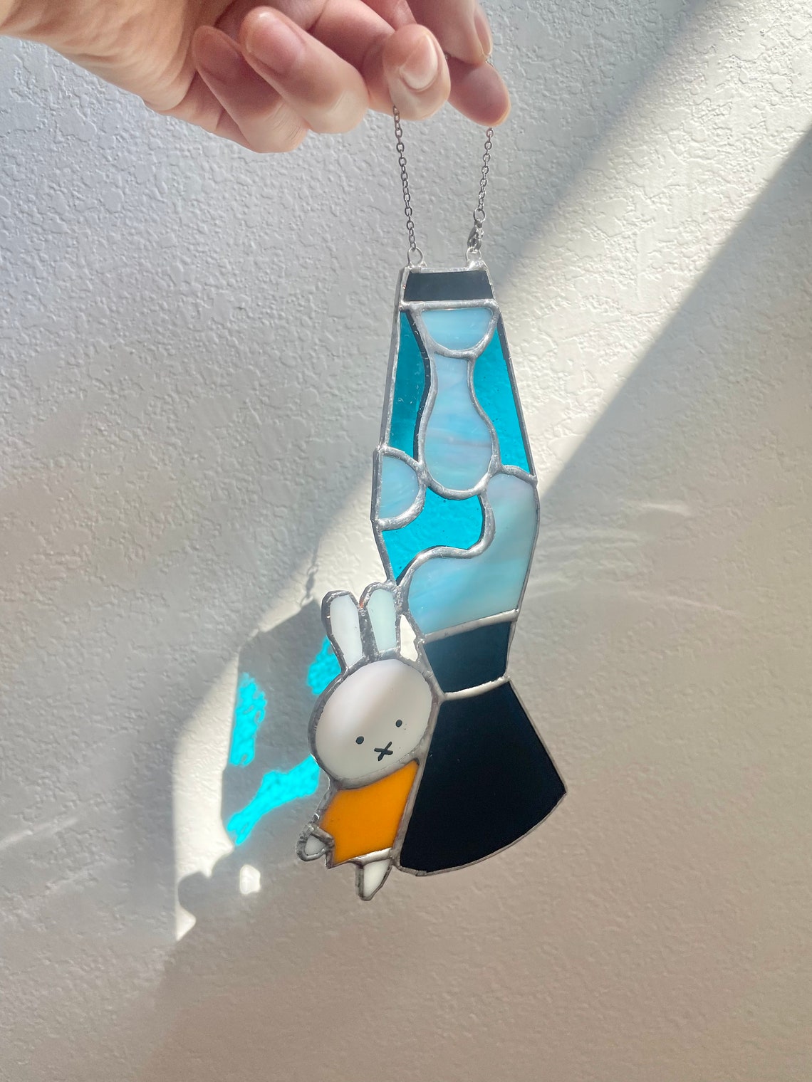 Miffy Lava Lamp Handmade Stained Glass Sun Catcher - Etsy