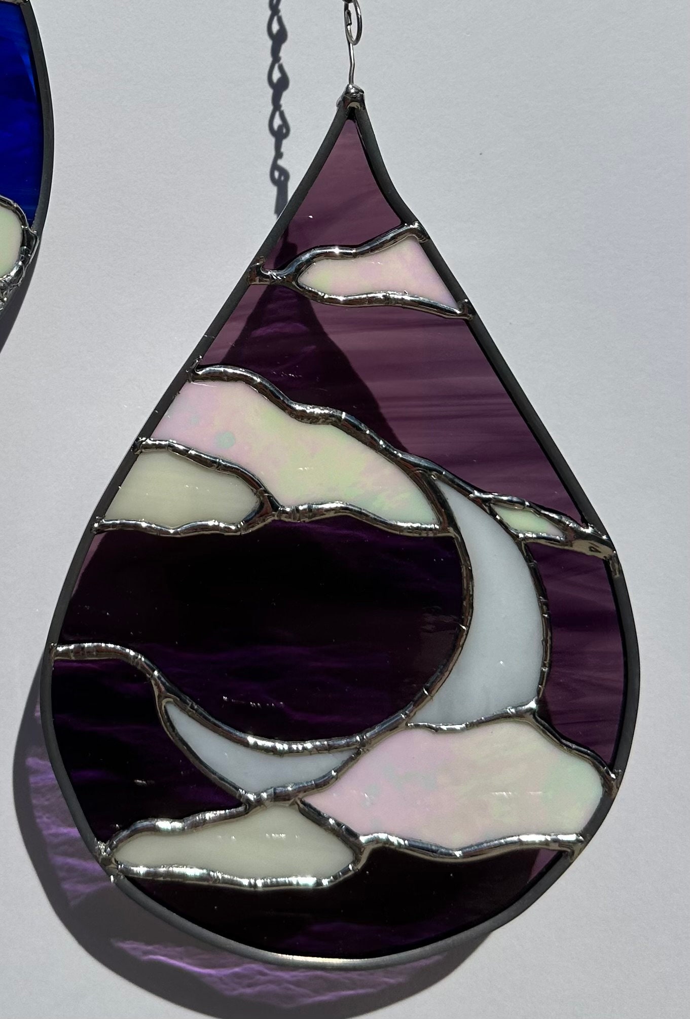 Teardrop Wispy Moon - Etsy