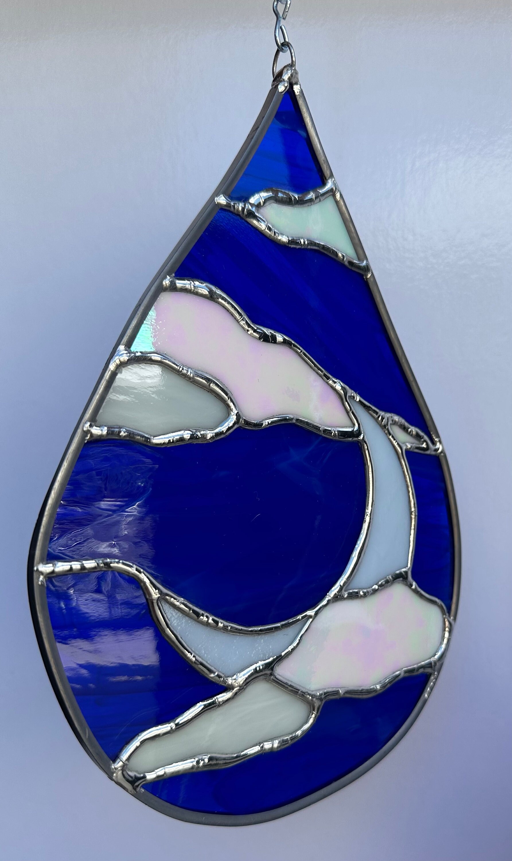 Teardrop Wispy Moon - Etsy