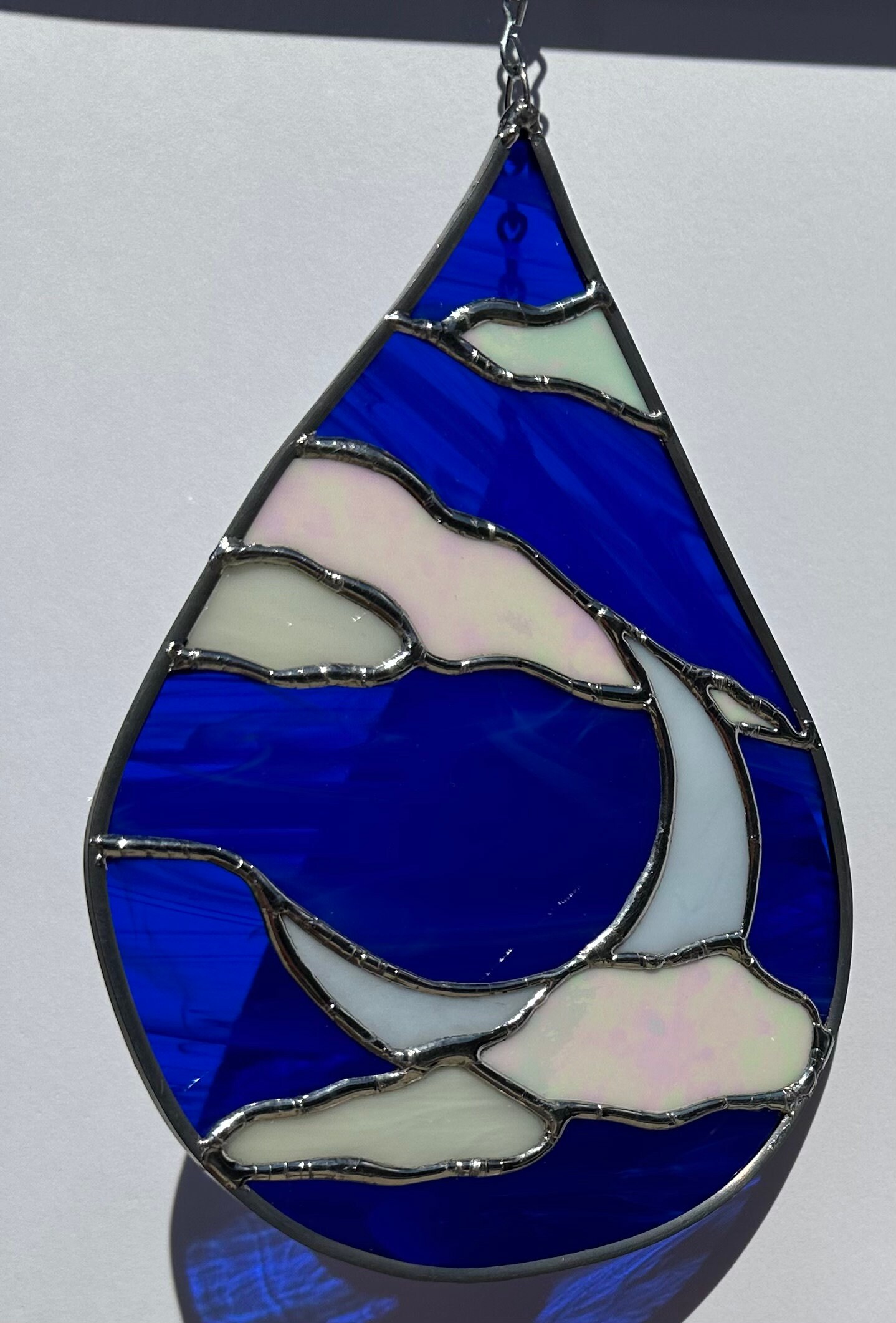 Teardrop Wispy Moon - Etsy