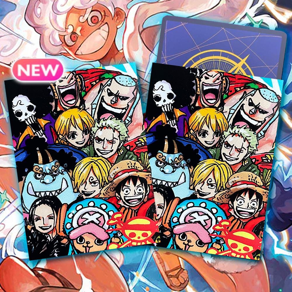 Custom ONE PIECE Strawhat Crew Card Sleeves Full Art X10 - Etsy