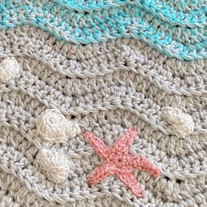 Sea Turtle Crochet Blanket Pattern, Ocean Afghan, Crochet Pattern ...