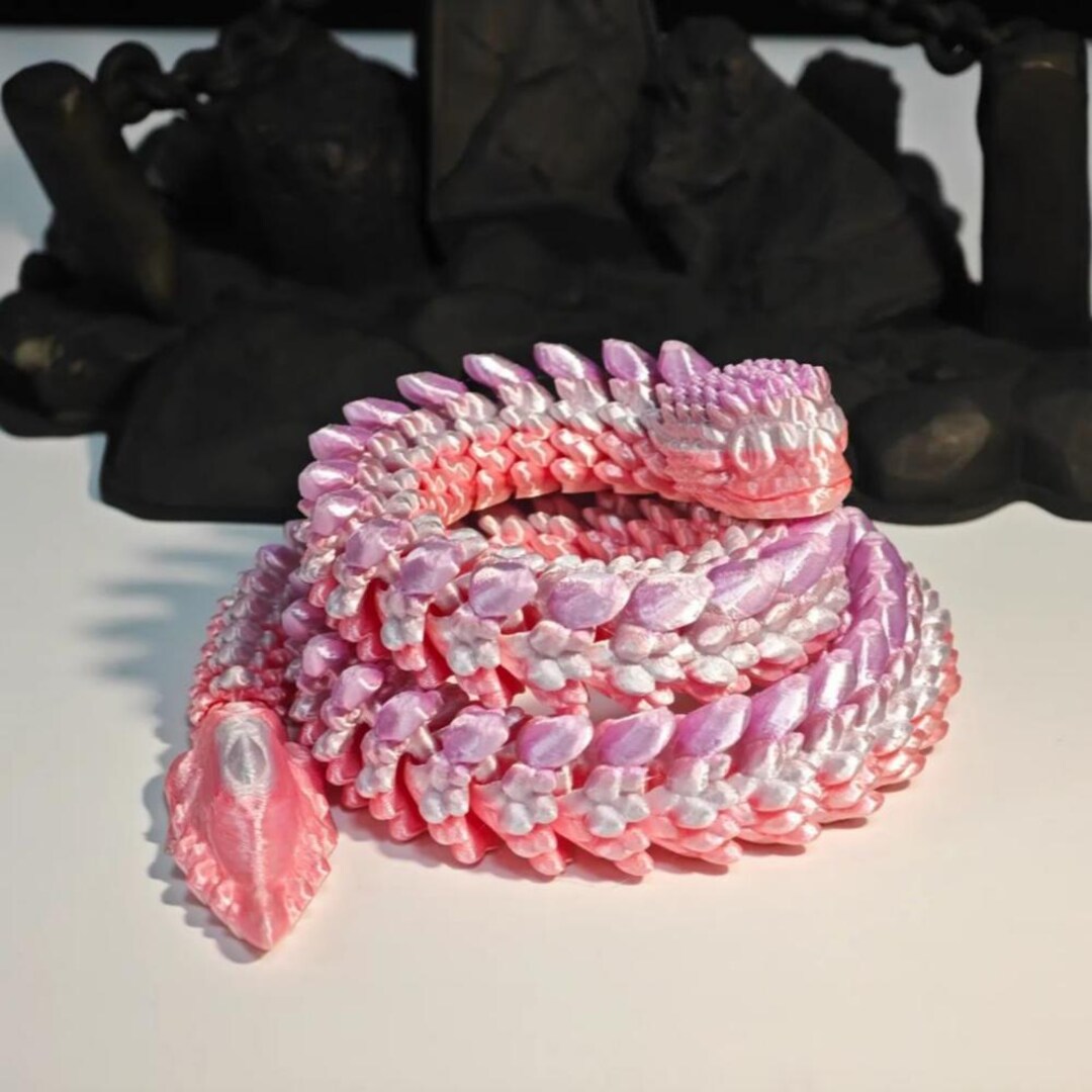 Articulated Snake Flexi 3D Model STL File, Flexi Snake 3mf Files ...