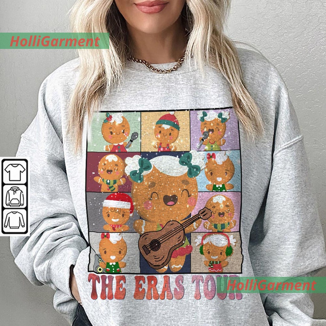 The Eras Tour Gingerbread Shirt Retro Gingerbread Christmas - Etsy