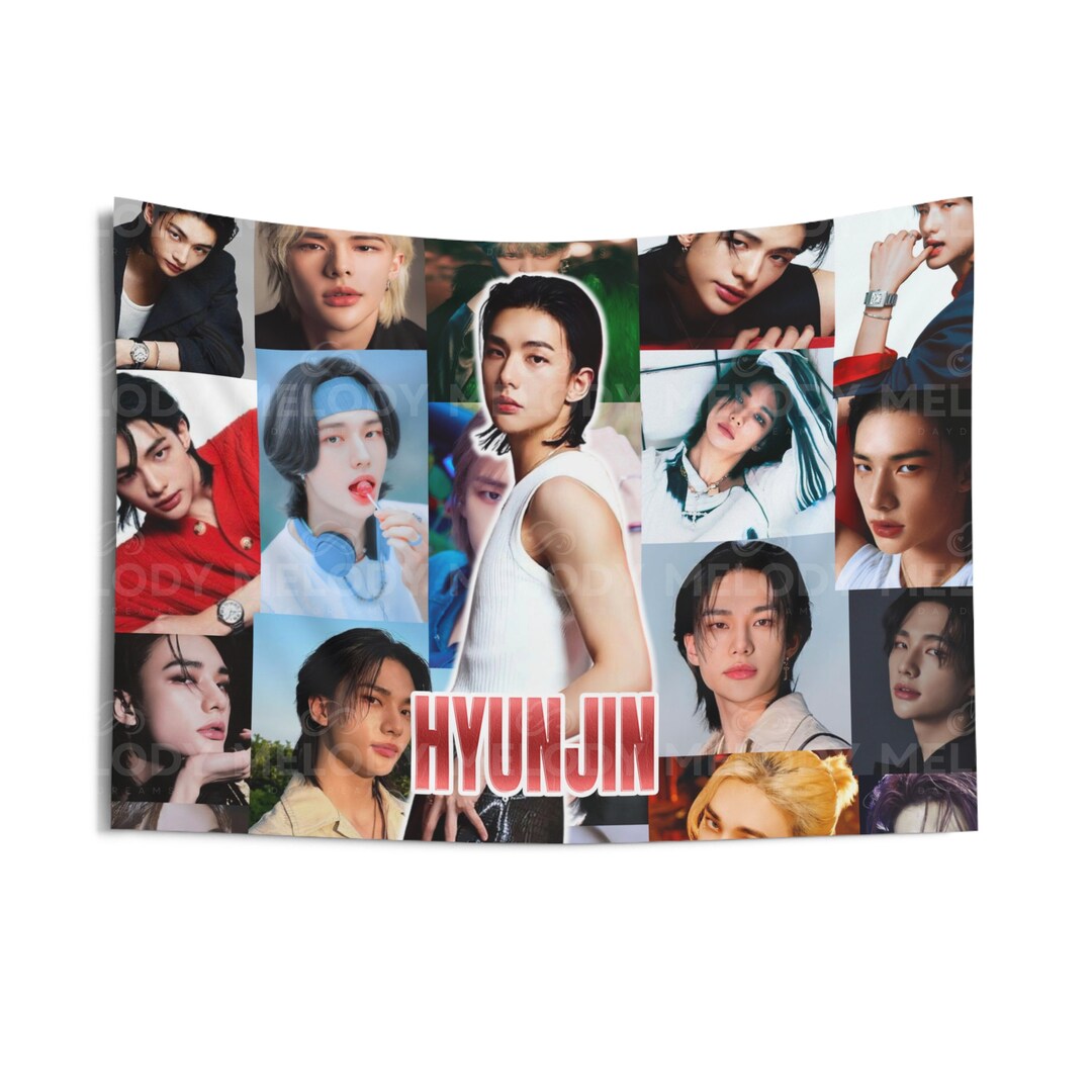Stray Kids Hyunjin Flag | Kpop Flag Banner | Stay | Stray Kids Merch ...