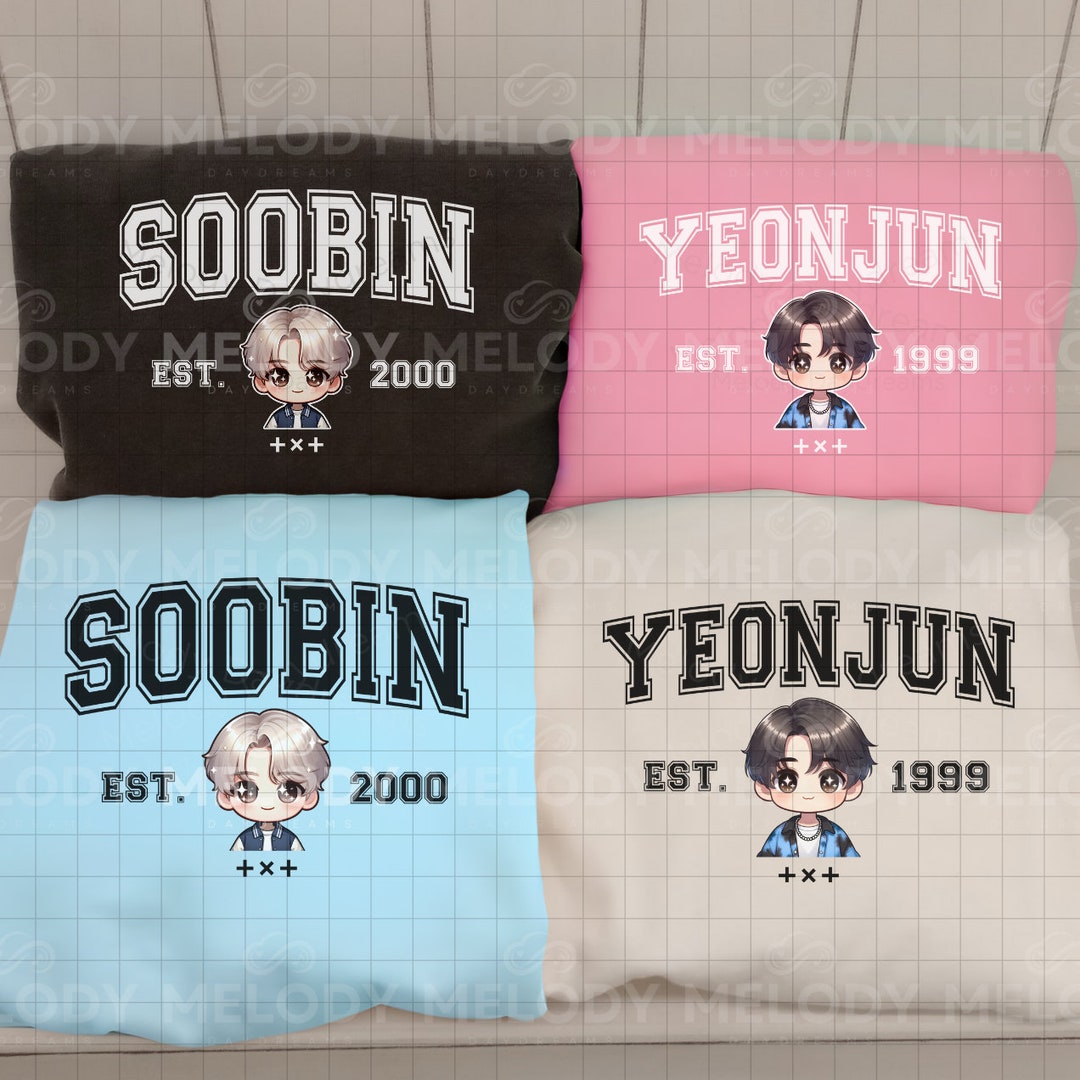 Limited TXT Chibi Members Kpop Sweatshirt, Kpop Shirt, Kpop Hoodie ...