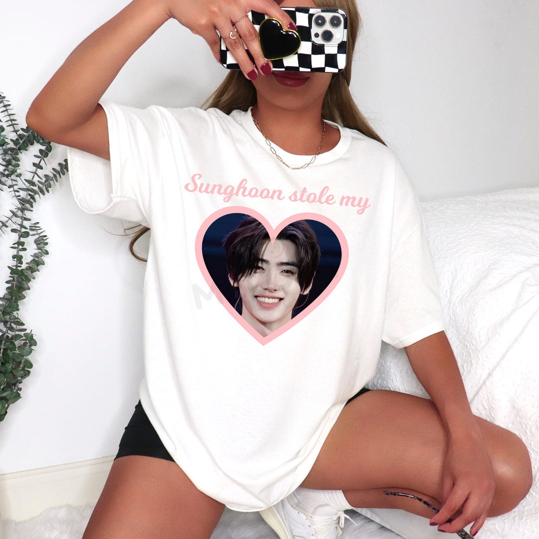 Sunghoon Stole My Heart Shirt, Sunghoon Shirt, Engene Merch, Enhypen ...