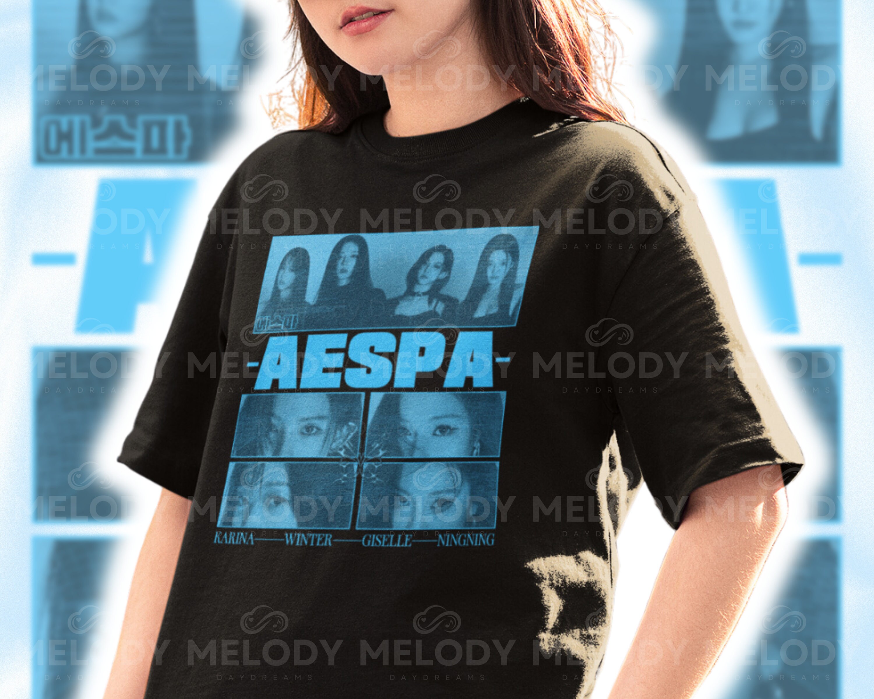Limited Aespa Kpop T-shirt Drama Shirt Vintage Retro Unisex T-shirt Aespa My Shirt Aespa Graphic ...