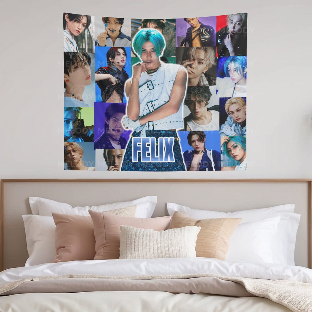 Stray Kids Felix Flag Kpop Flag Banner Stay Stray Kids Merch Kpop Wall ...