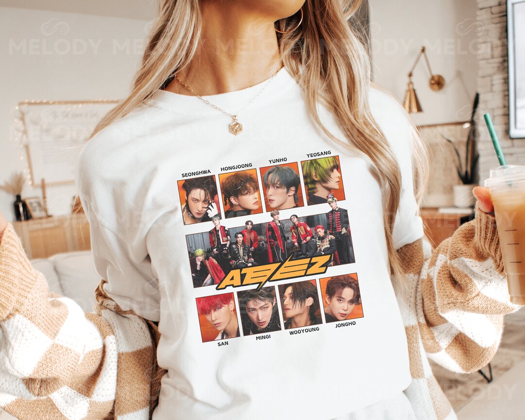 Limited Ateez Kpop T-shirt | Crazy Form Shirt | Vintage Retro Unisex T ...
