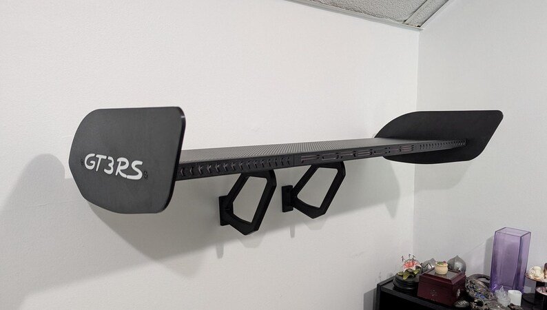 Decorative Porsche GT3 RS Inspired Light up Shelf Car Spoiler - Etsy ...