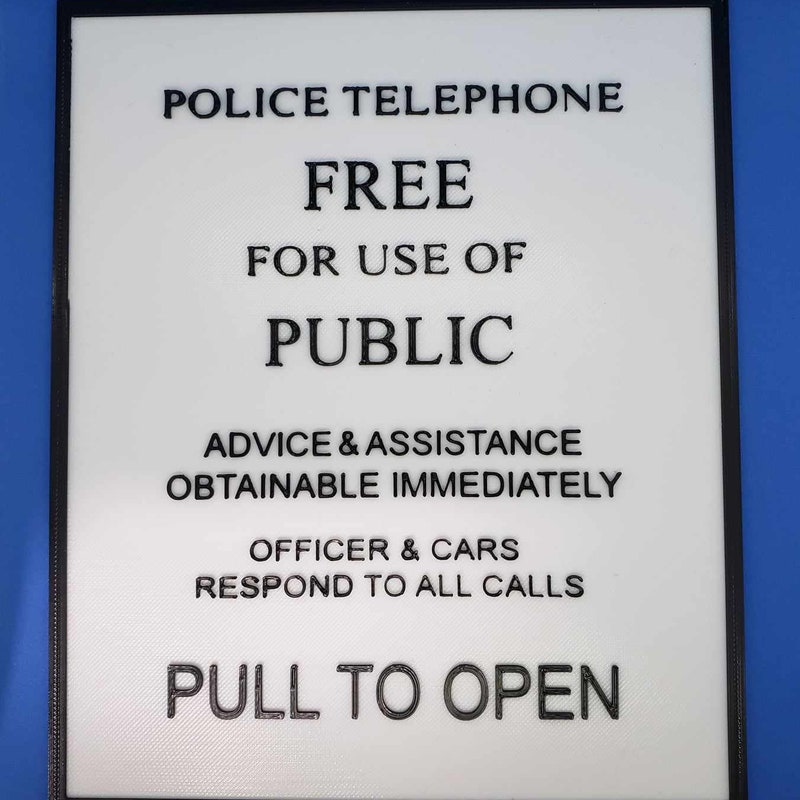 Police Call Box - Etsy