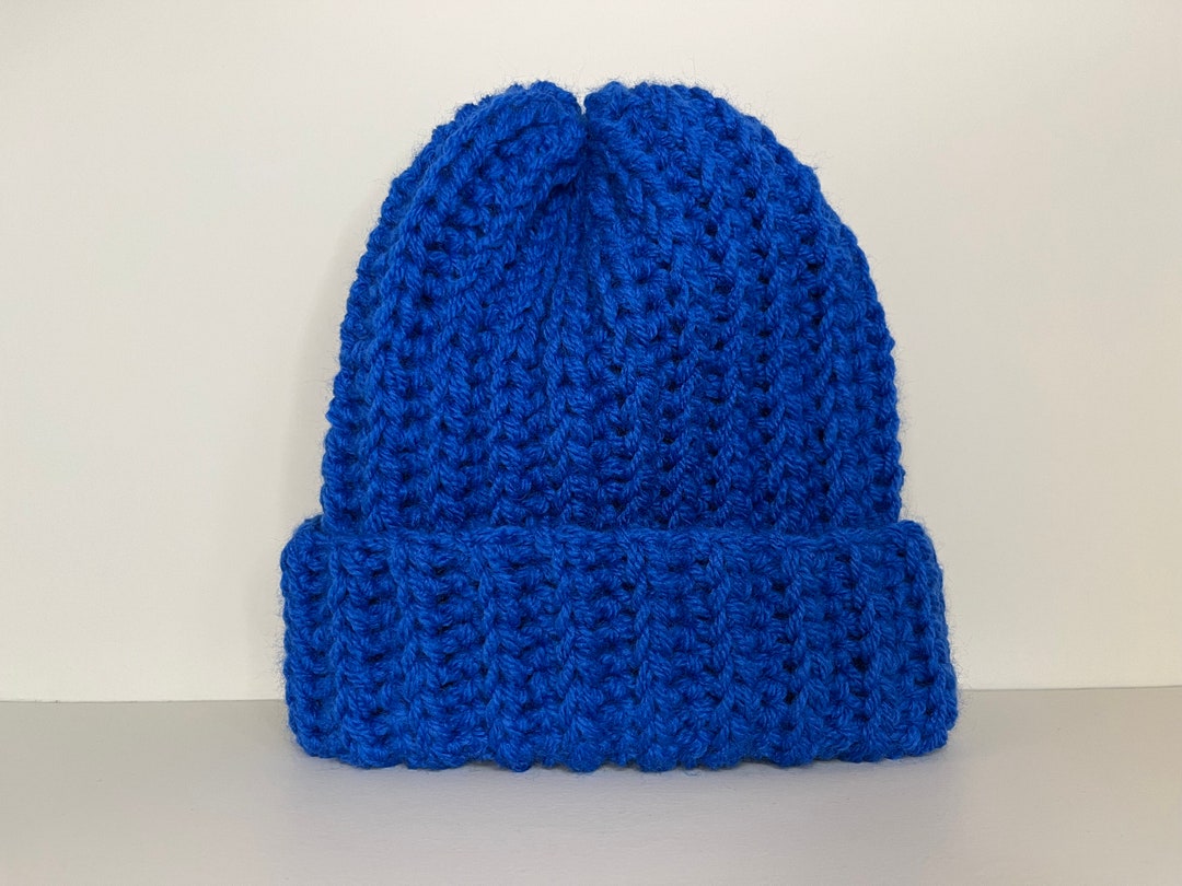 Deep Blue Hat | Crochet Pattern, English + Dutch - Etsy