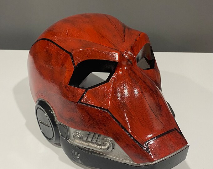 Custom 3D Printed and Painted Red Hood Mask - Etsy