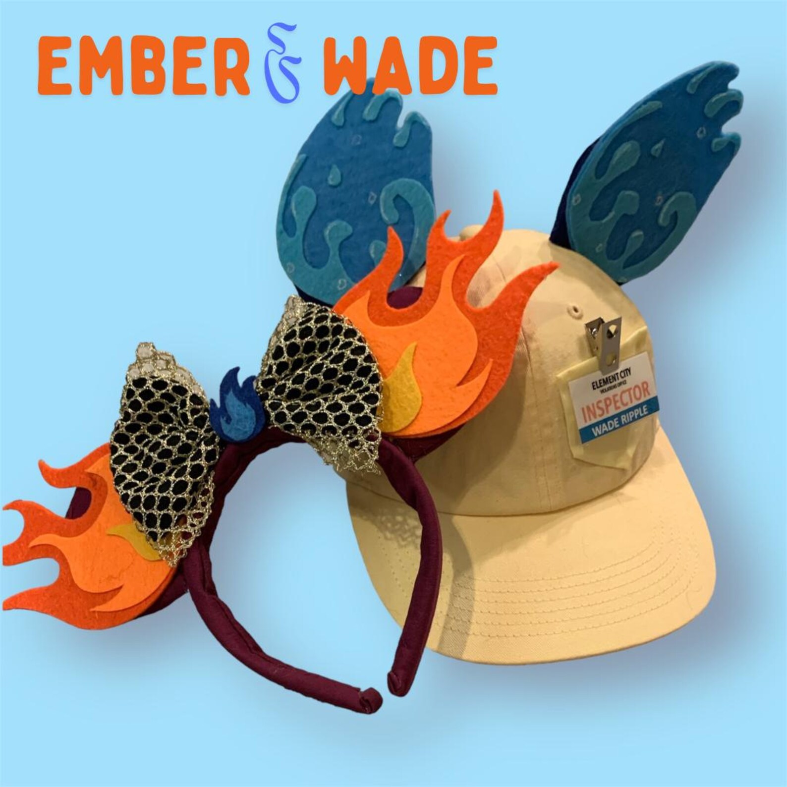 Fire and Water Ear Set - Elemental - Etsy