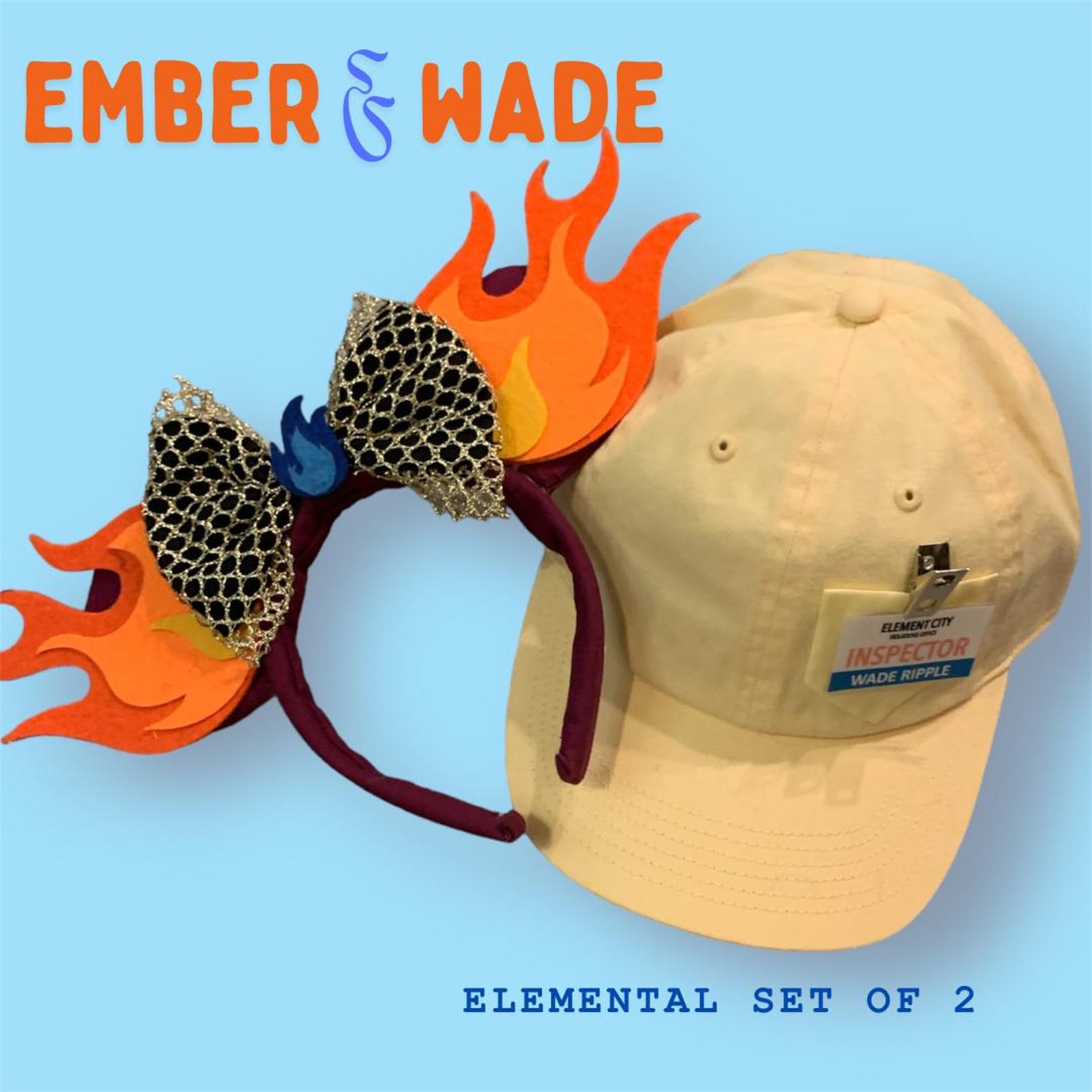 Fire and Water Ear Set - Elemental - Etsy