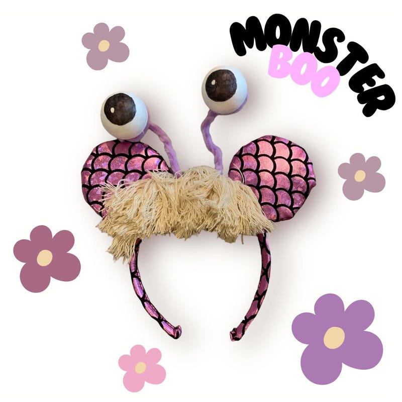 Headband Boo Monster Inc - Etsy