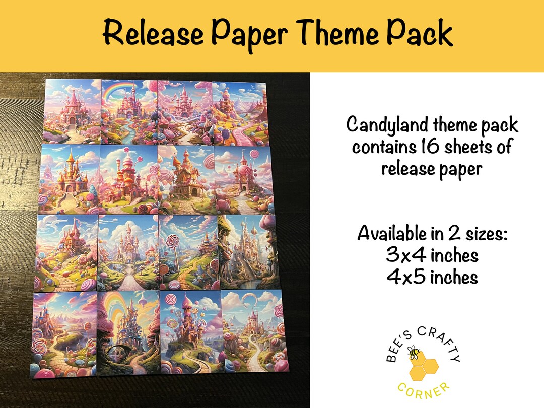 RELEASE PAPER Candyland Theme Pack Reusable Diamond Painting Release ...
