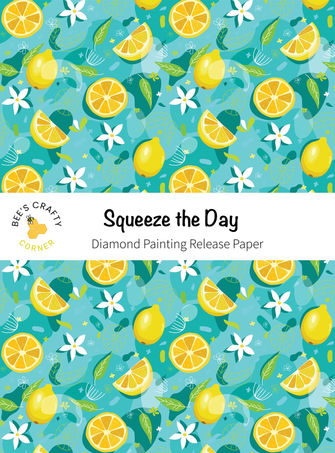 RELEASE PAPER | Squeeze the Day - Reusable Patterned Diamond Painting ...