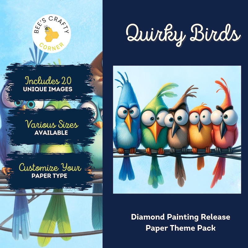 Diamond Painting of Birds - Etsy