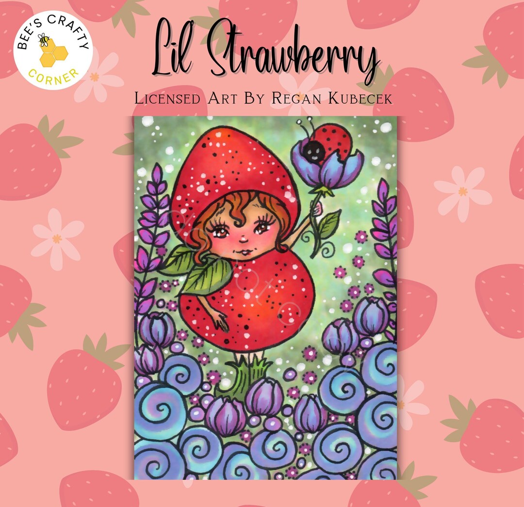 Lil Strawberry by Regan Kubecek - Licensed Release Papers - Etsy