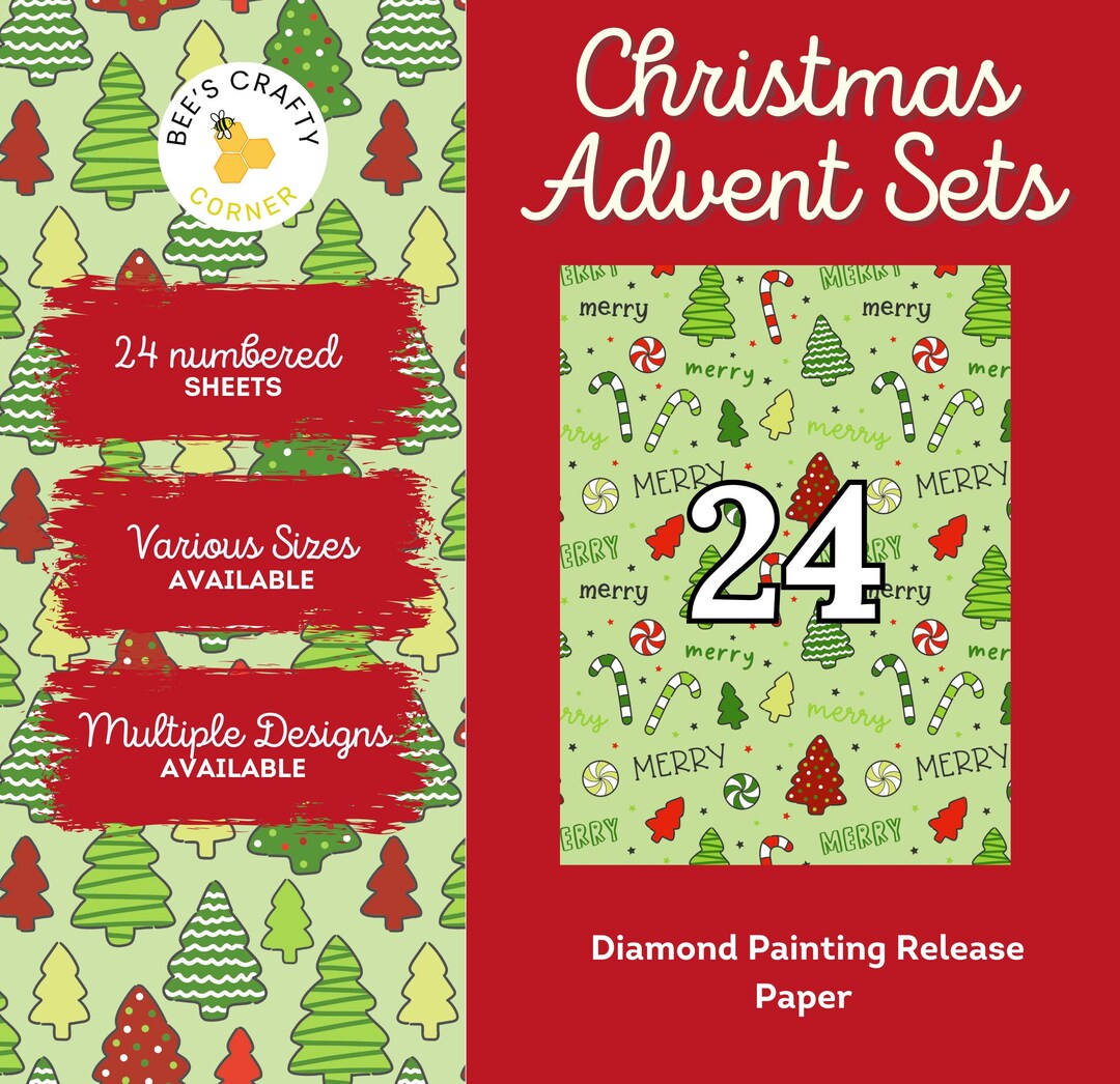Christmas Advent Sets - Reusable Numbered Diamond Painting Release ...